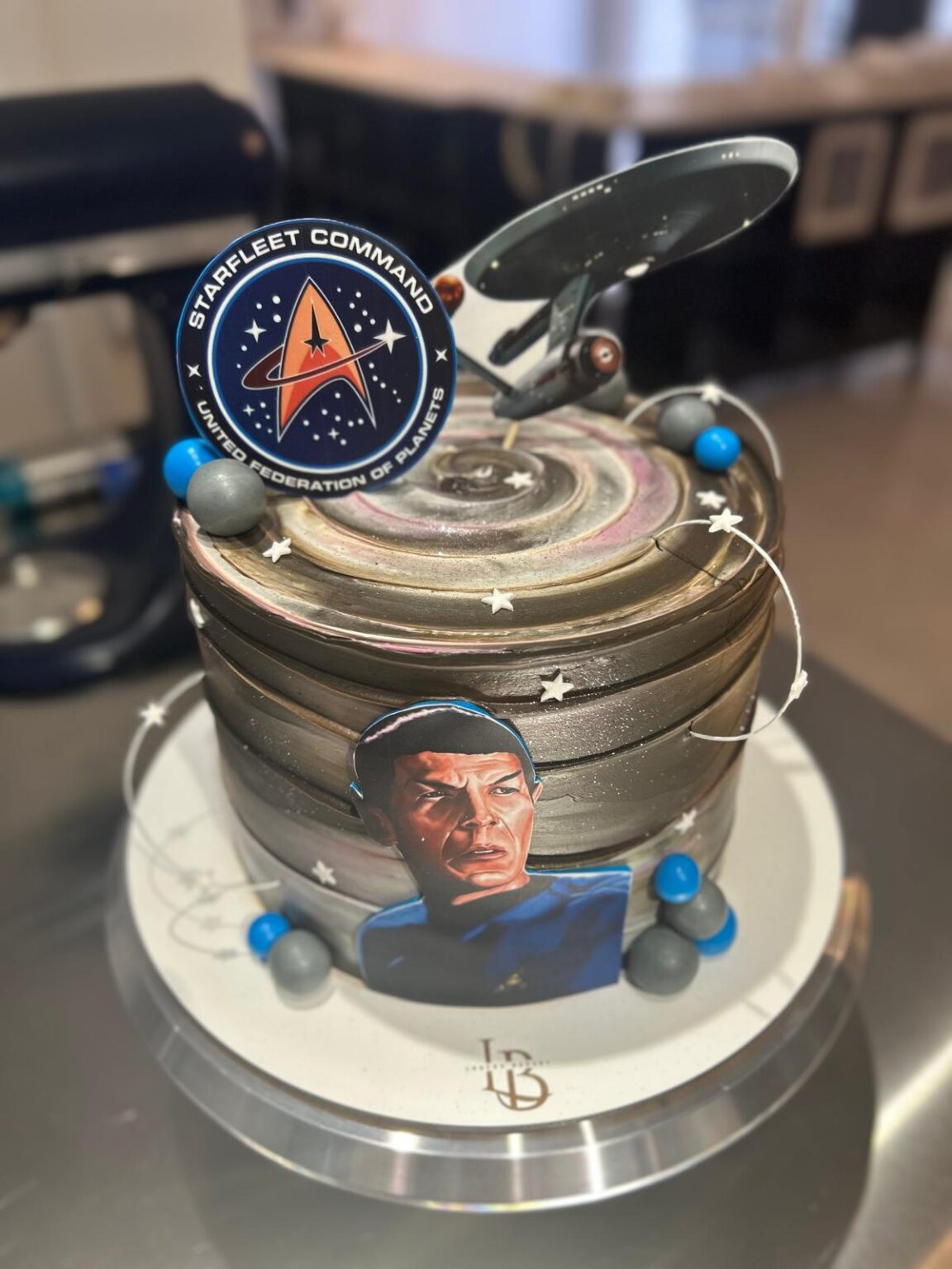 Tarta Star Trek - Tartas personalizadas Barcelona